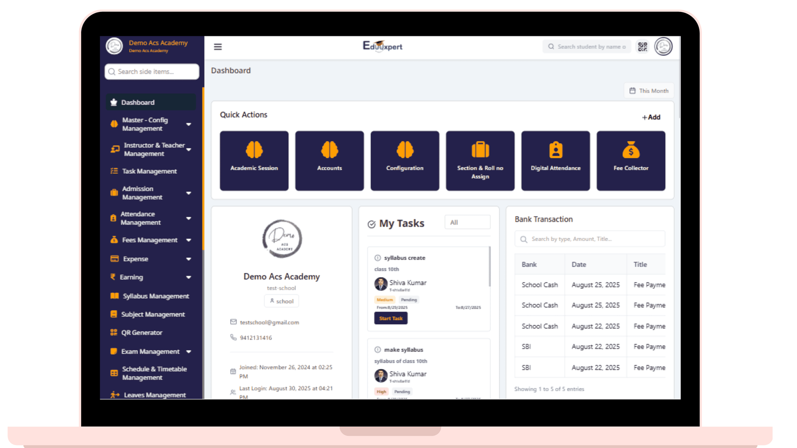 EduuXpert - Smart School Management Software